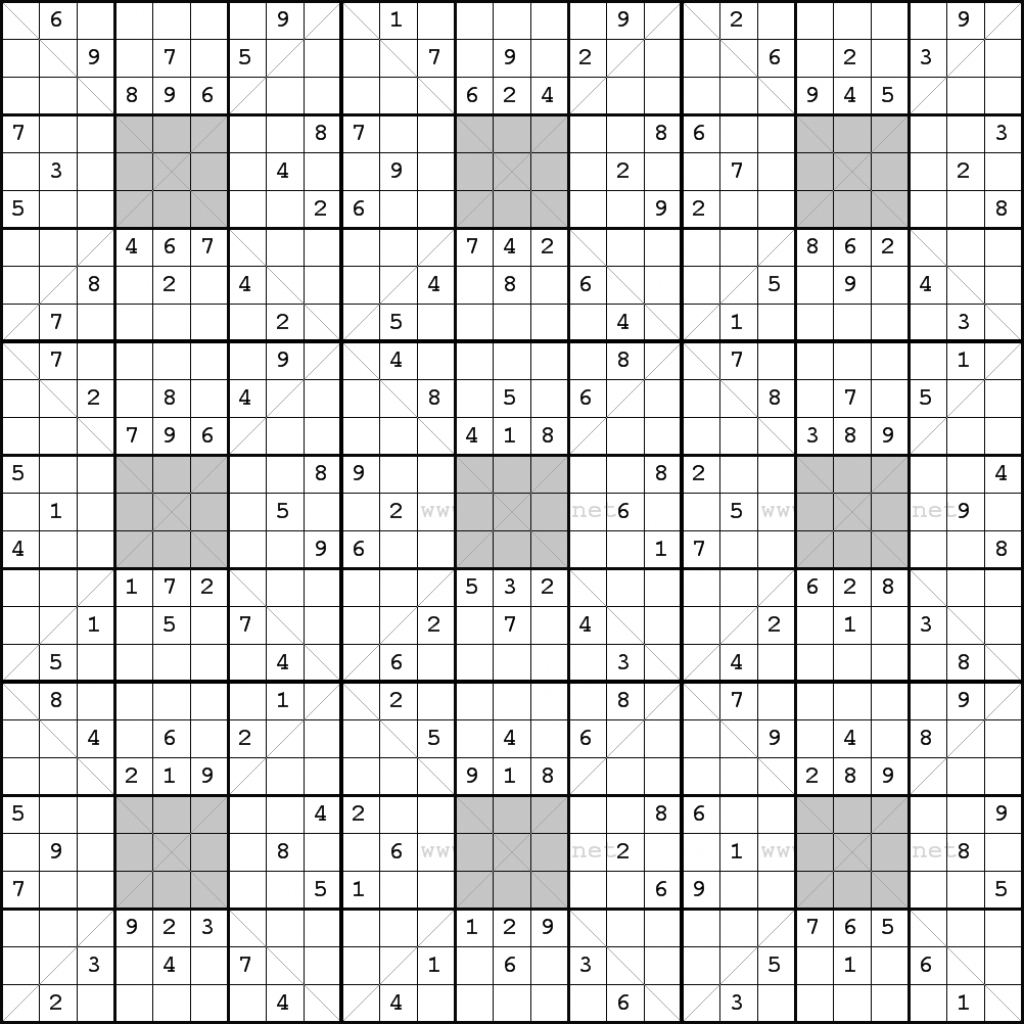 25 25 Sudoku Www Topsimages Printable Sudoku 25 25 Sudoku Printables