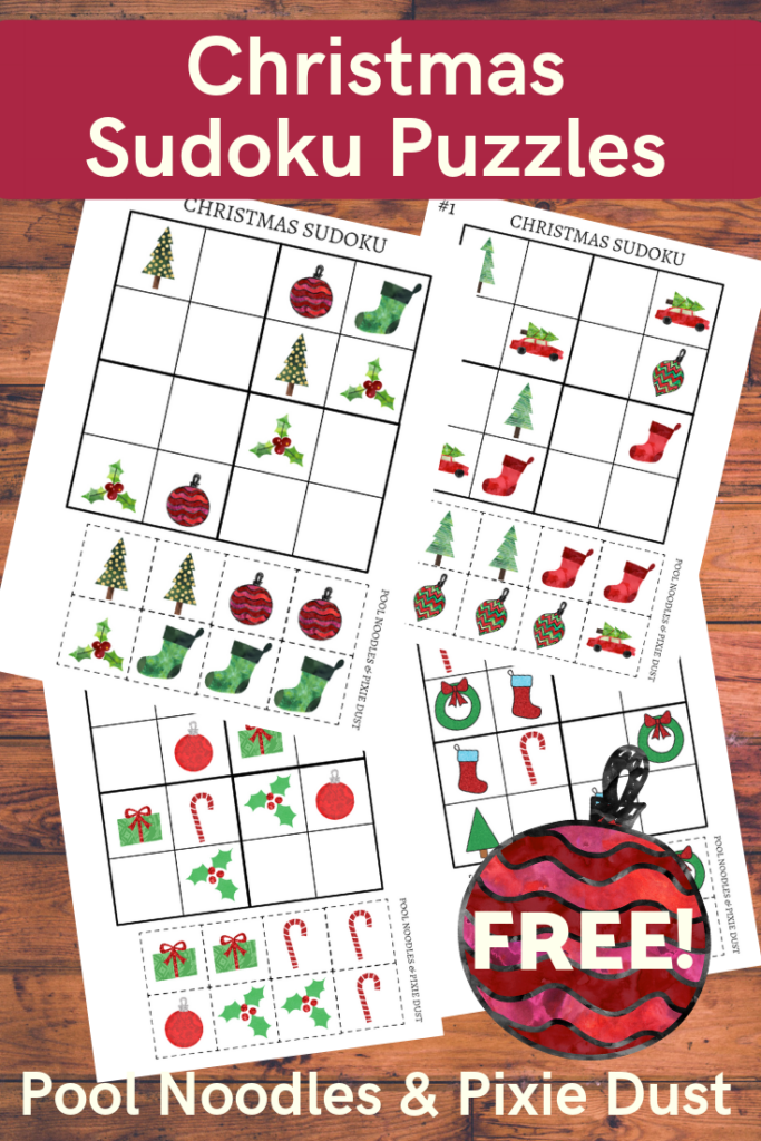 Free Printable Christmas Sudoku Puzzles For Kids Money Saving Mom ...