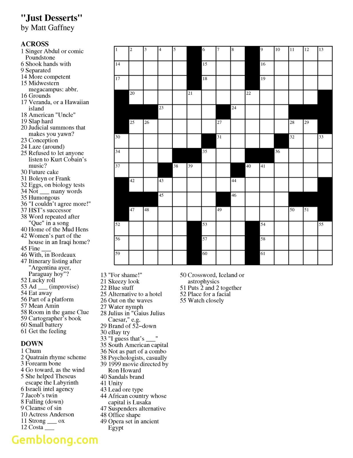 Daily Crossword Solver Printable Sudoku USA Today Sudoku Printables