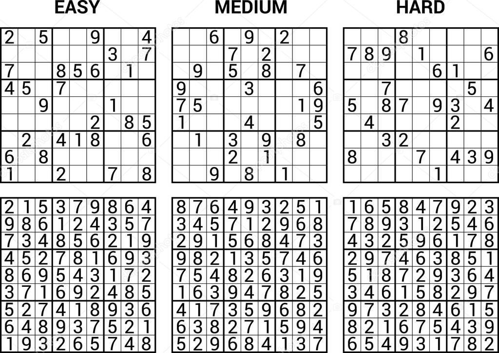 Printable Sudoku With Answers Sudoku Printables