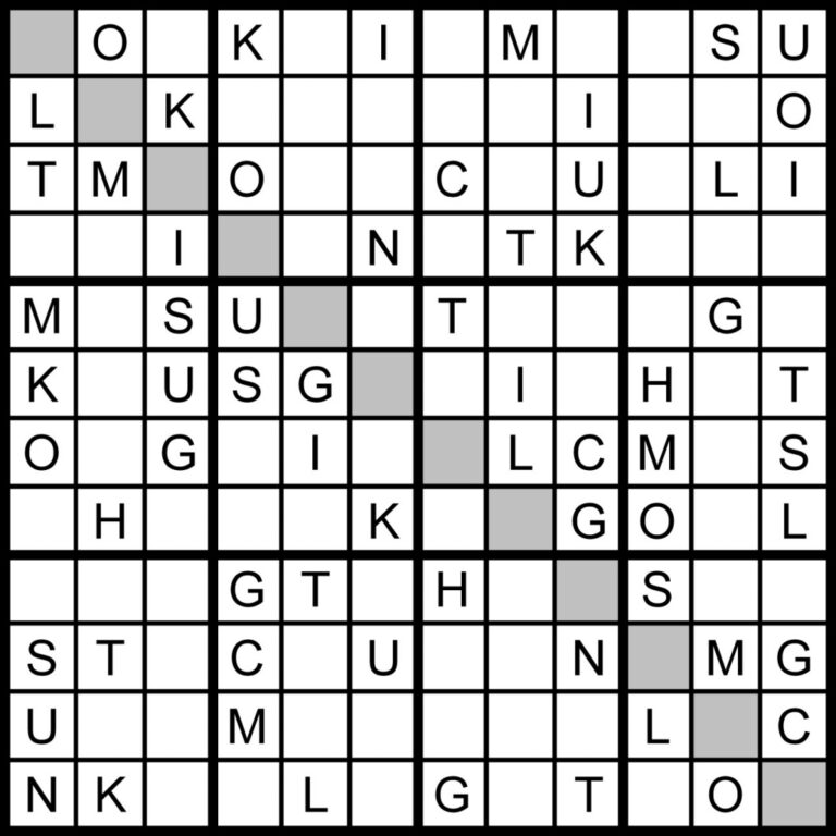 The Daily Sudoku Printable Sudoku 7X7 Printable Sudoku Free | Sudoku ...
